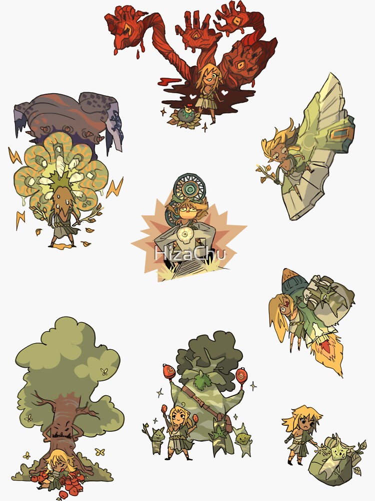 "Full pack totk stickers" Sticker by HizaChu | Redbubble