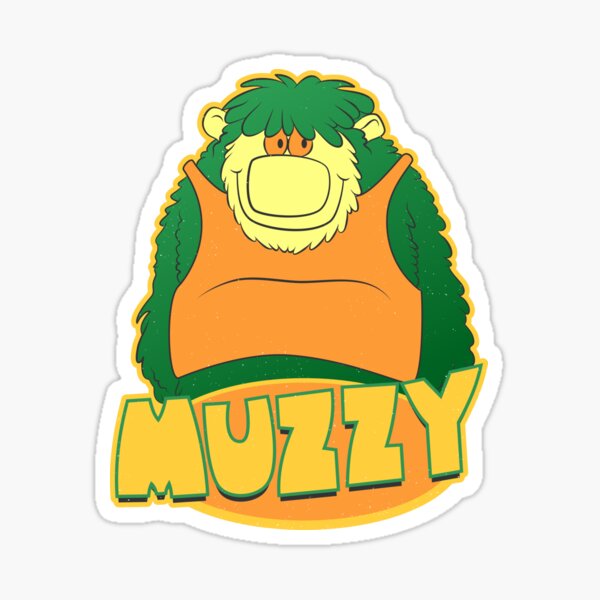 "Hi, I'm Muzzy" Sticker by BossRobo | Redbubble