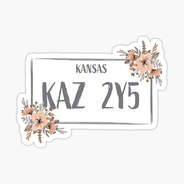 "pretty KAZ 2Y5" Sticker for Sale by emilynicole718 | Redbubble