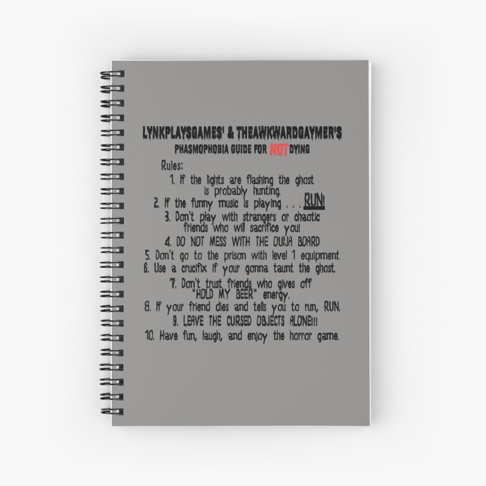 "Phasmophobia Guide" Sticker for Sale by LynkPlaysGames | Redbubble