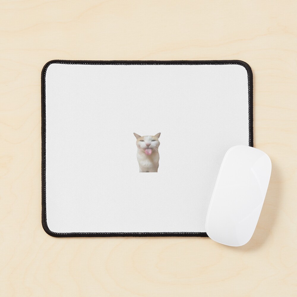 "low quality bleh cat meme" Sticker for Sale by jinxproof | Redbubble