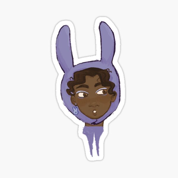 "Cute bunny girl" Sticker for Sale by Pearl Shroom | Redbubble