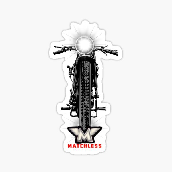 "Vintage Matchless Motorcycle Design By MotorManiac" Sticker by ...