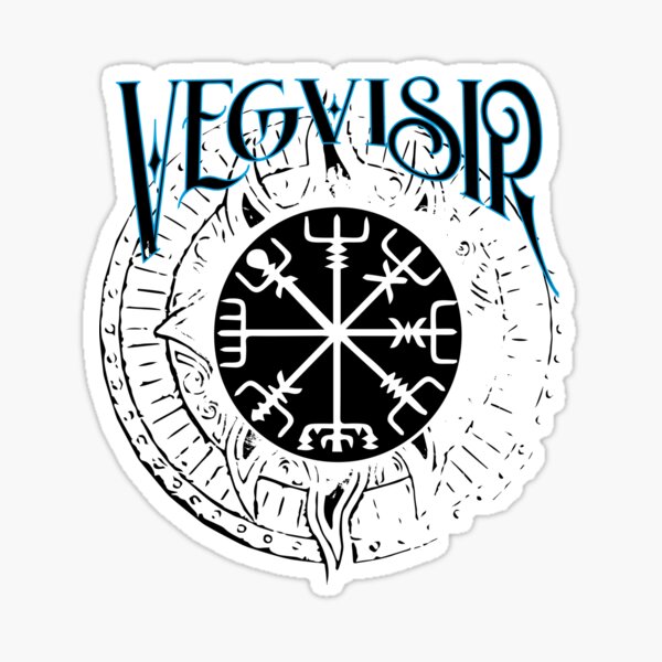 "Viking compass Pathfinder" Sticker for Sale by open-eyes | Redbubble