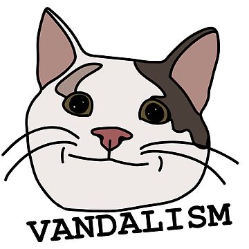 "Polite Cat Meme" Sticker for Sale by NinnowsVariety | Redbubble