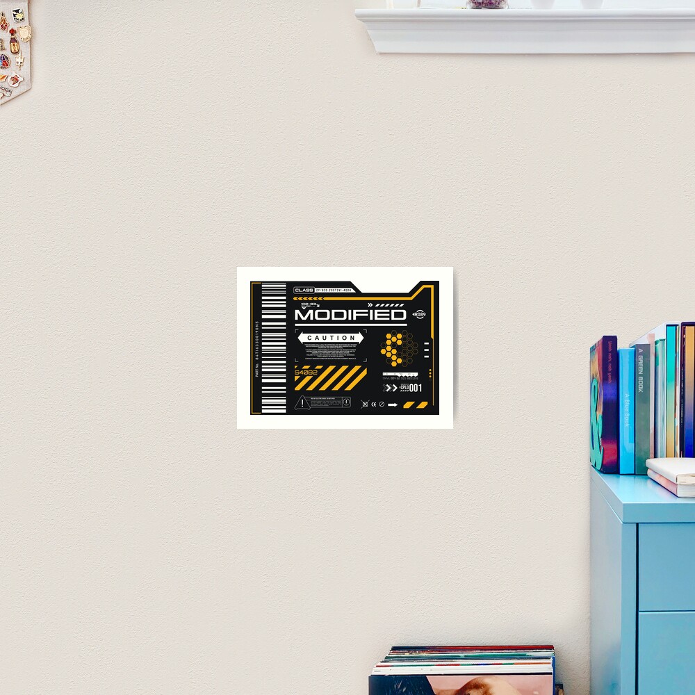 "Modified tech experimental type decal dark gray " Sticker by Dr-Evil ...