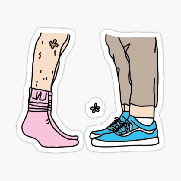 "Nick & Charlie Feet - Kiss Scene" Sticker for Sale by daisydance ...