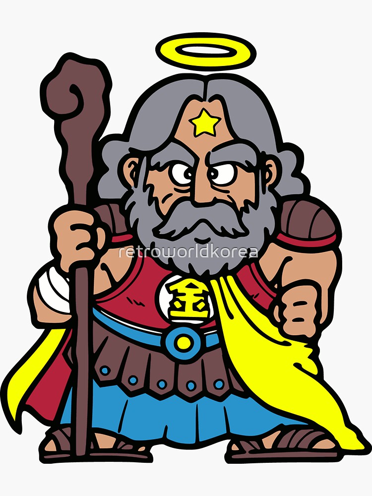 "Super Zeus - Bikkuriman" Sticker for Sale by retroworldkorea | Redbubble