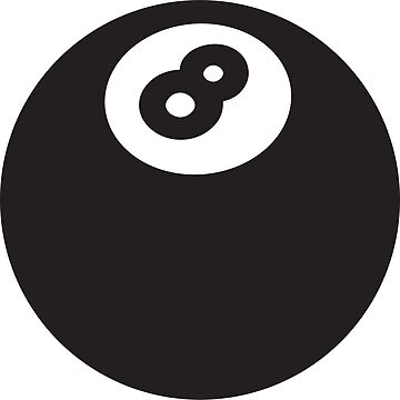 "8 Ball Design - Eight Ball T-Shirt Design" Art Print for Sale by ...