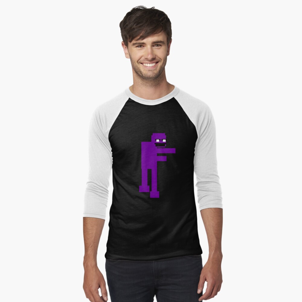 "FNAF Purple Guy 8-bit" T-shirt by mattwilldo | Redbubble