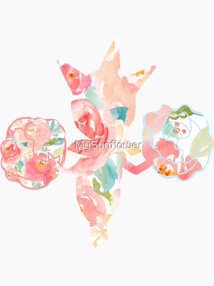 "Roselia" Sticker for Sale by MySunflower | Redbubble