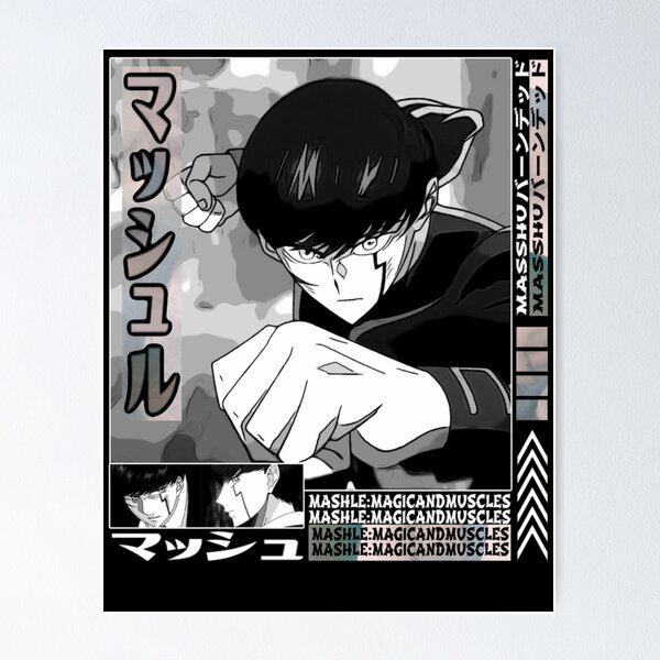 "Mash Burnedead | Mashle: Magic and Muscles" Poster for Sale by ...