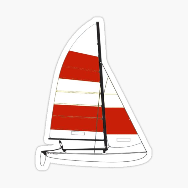 "Catamaran, Sailing Fun at the beach" Sticker by Jobrien58 | Redbubble