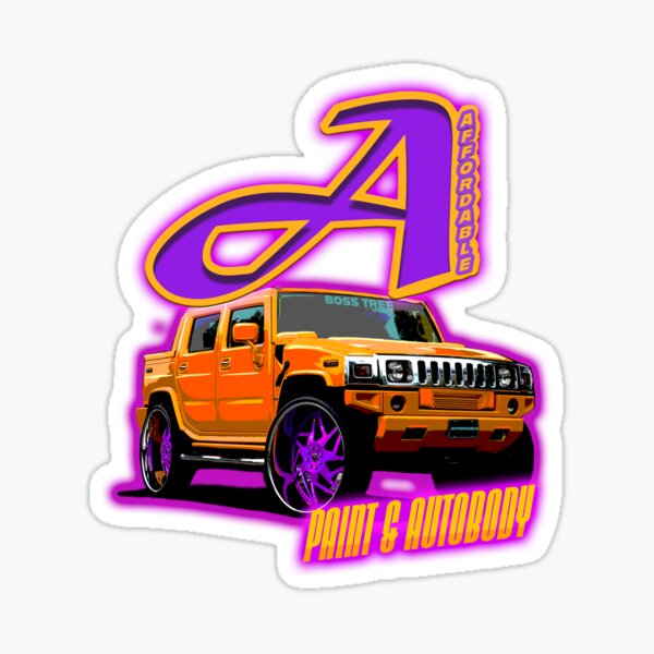 "Affordable Hummer " Sticker for Sale by Hygelian | Redbubble