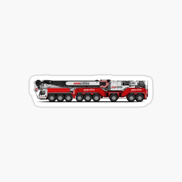 "Heavy Crane 40" Sticker for Sale by Heavy Machinery | Redbubble
