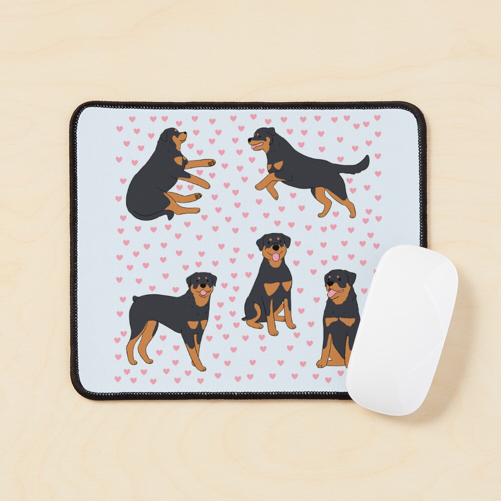 "Cute rottweiler dog pack" Sticker for Sale by Yaragold | Redbubble