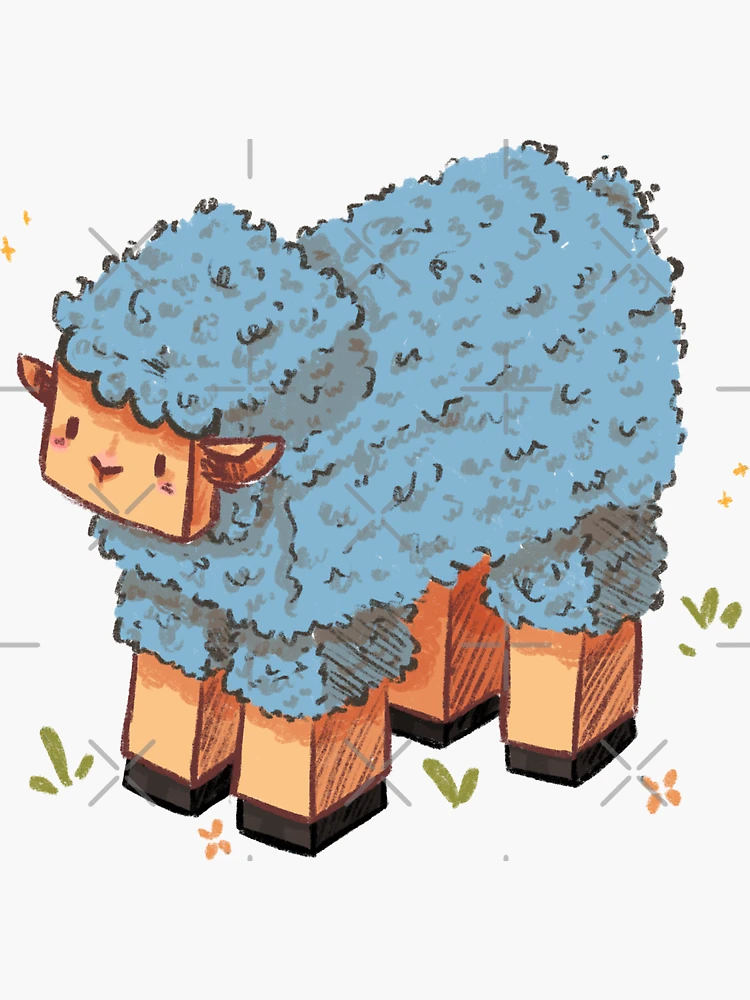 Oveja Azul Minecraft