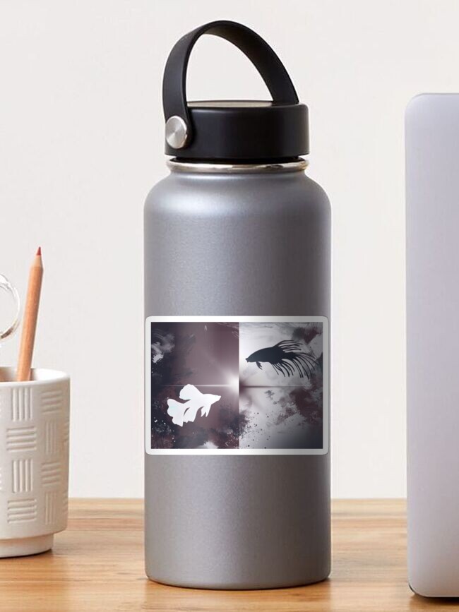 "Gojo geto fish jjk fanart" Sticker by mtdessin | Redbubble