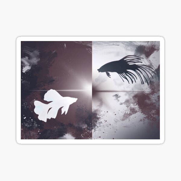 "Gojo geto fish jjk fanart" Sticker by mtdessin | Redbubble