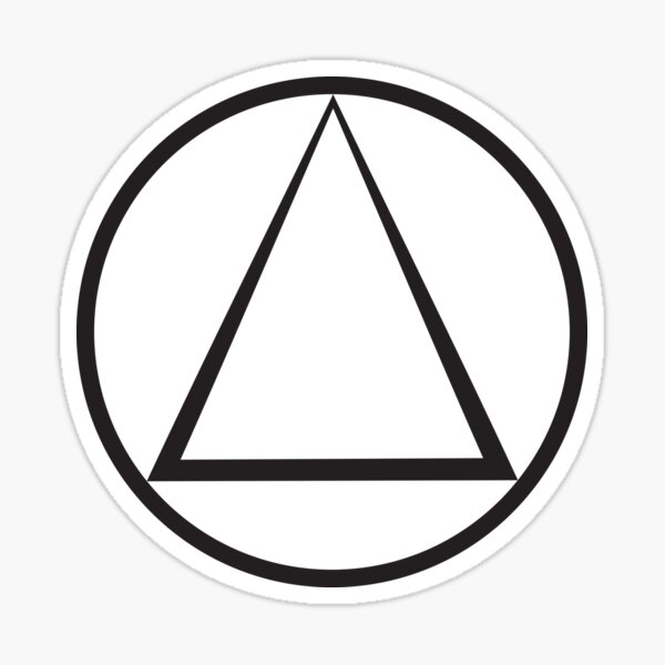 "Circle and Triangle Serenity Logo" Sticker for Sale by Naturicker ...