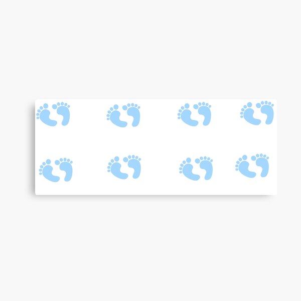 Blue Baby Feet Borders