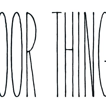 "Poor things movie title" Sticker for Sale by laurasmagic | Redbubble