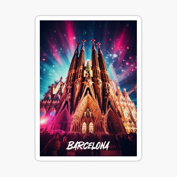 "Barcelona" Sticker for Sale by Durro | Redbubble