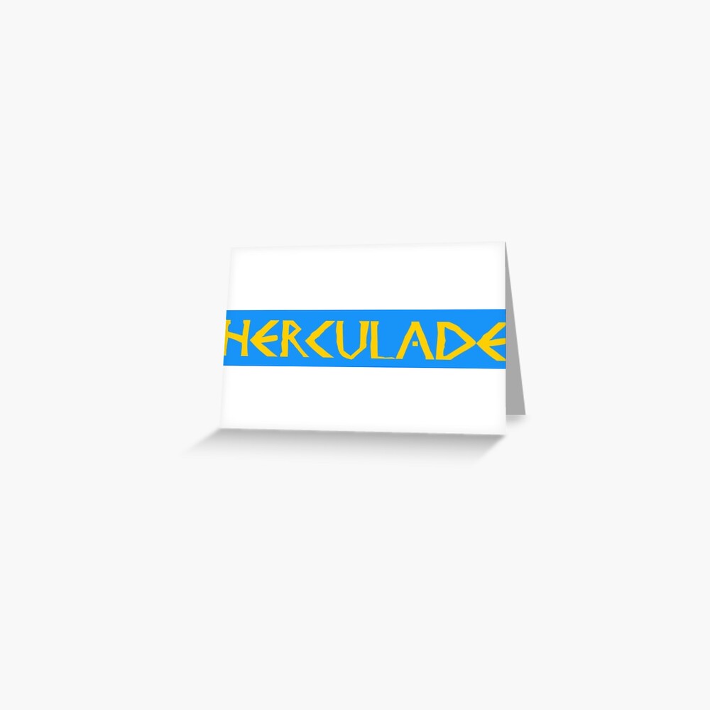 "Herculade Logo" Sticker for Sale by lryoung430 | Redbubble