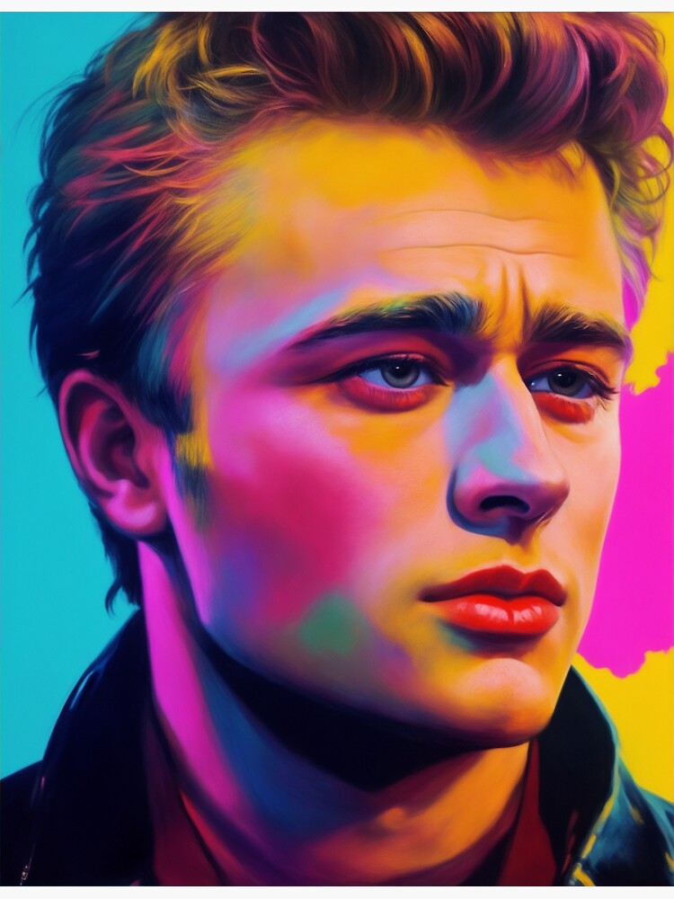 "James Dean Icon" Sticker for Sale by spinnerstephen | Redbubble