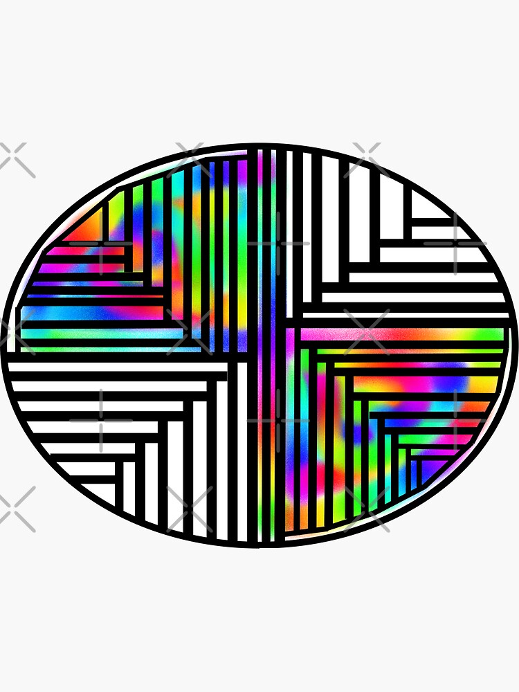 "Ellipse" Sticker by Goodenergy2023 | Redbubble