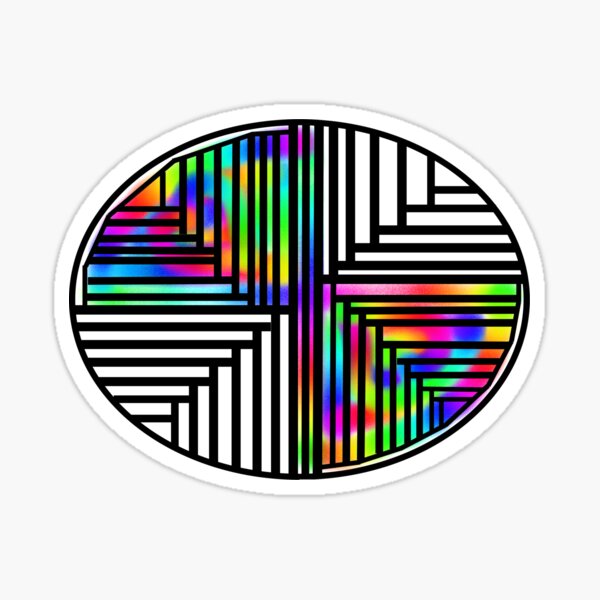 "Ellipse" Sticker by Goodenergy2023 | Redbubble