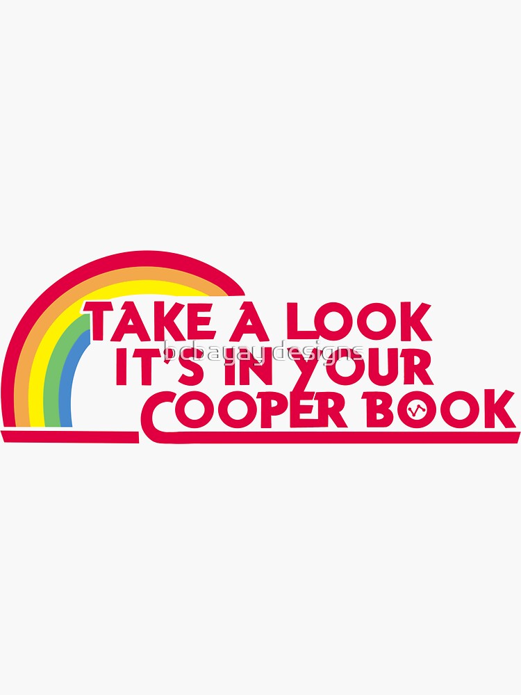 "Reading cooper ABA" Sticker for Sale by bcbayay designs | Redbubble
