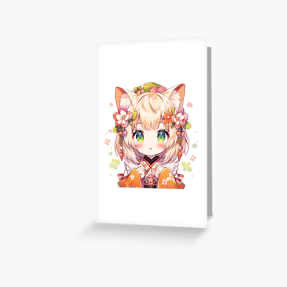 "Chibi Anime Girl" Sticker for Sale by KLYPStickers | Redbubble
