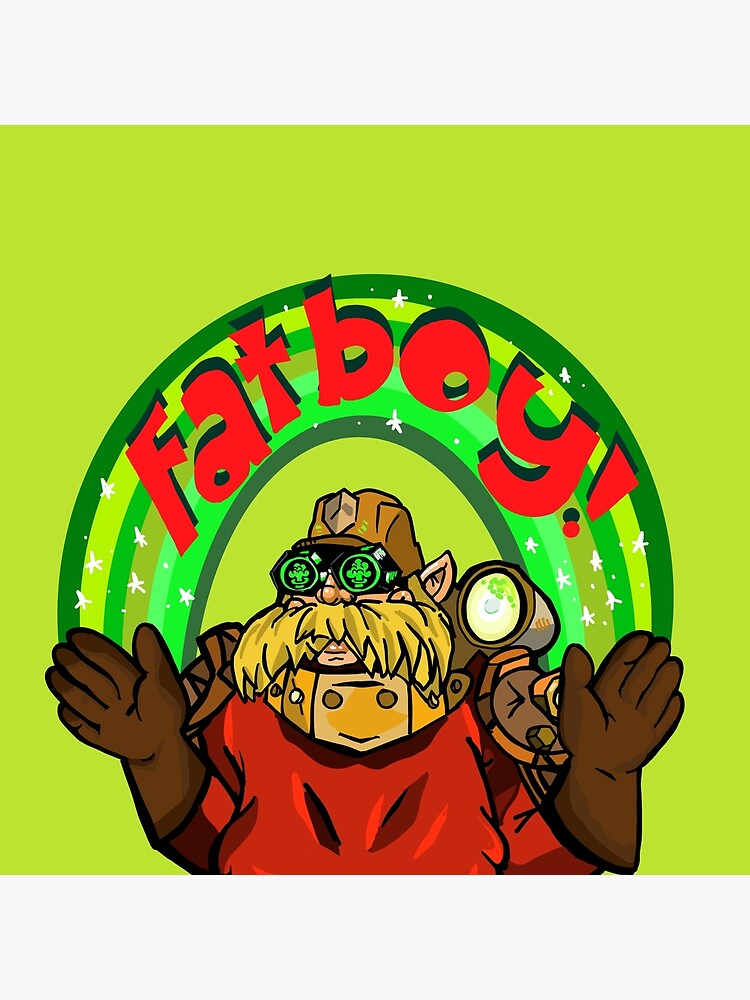 "Deep Rock Galactic - FATBOY Engineer Best Overclock Meme" Art Board ...