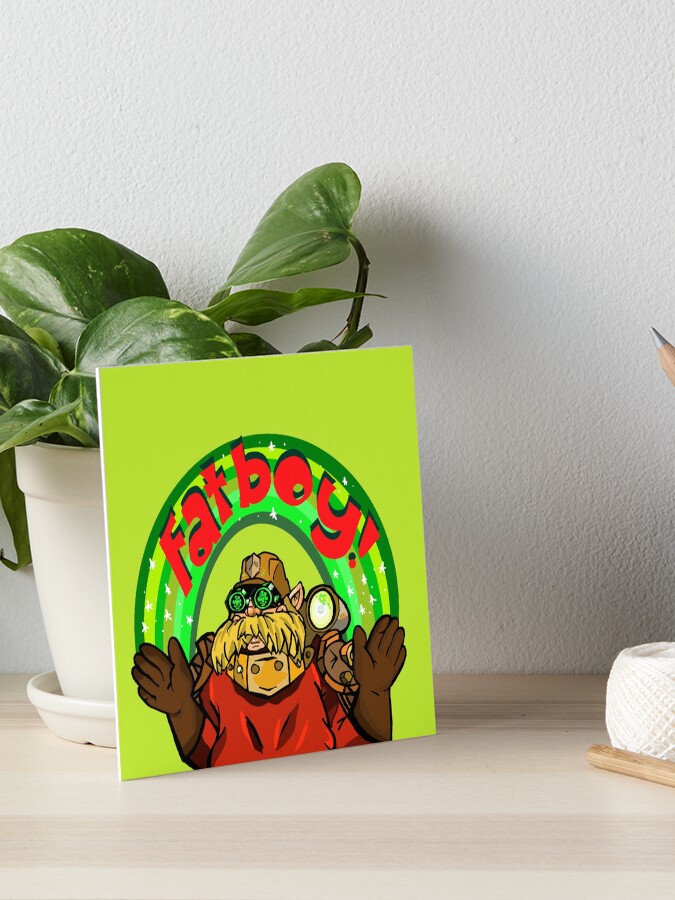 "Deep Rock Galactic - FATBOY Engineer Best Overclock Meme" Art Board ...