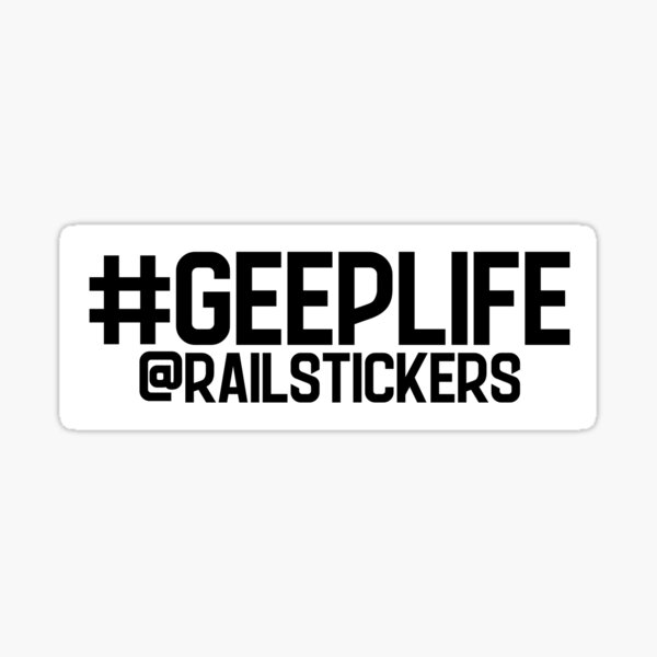 "Geep Life" Sticker for Sale by itsethaaan | Redbubble