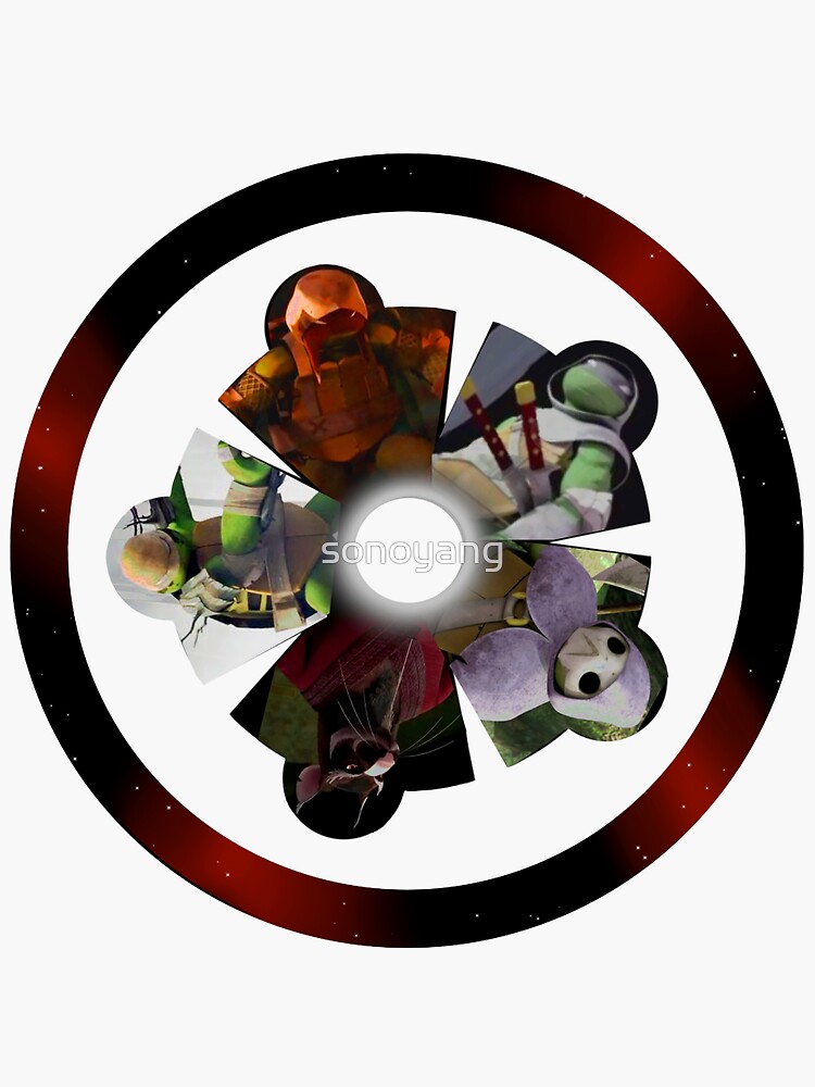 "Hamato clan symbol 2012" Sticker for Sale by sonoyang | Redbubble