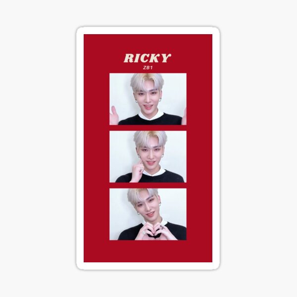 "Zb1 Ricky " Sticker for Sale by Bubbleshop16 | Redbubble