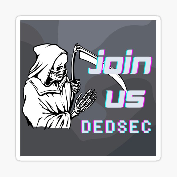 "DEDSEC" Sticker for Sale by Nathaphat514 | Redbubble