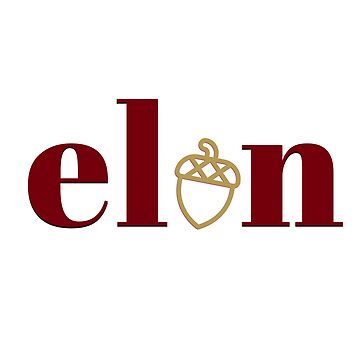 "Elon with Acorn " Sticker for Sale by bethanybeckham1 | Redbubble