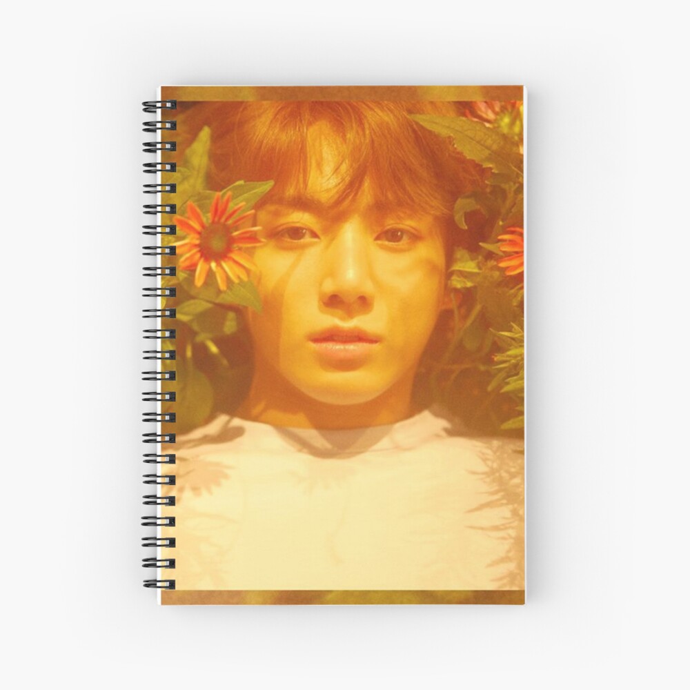 Bts Jungkook Notebookjournal Spiral Notebook For Sale By Lovableidol Redbubble