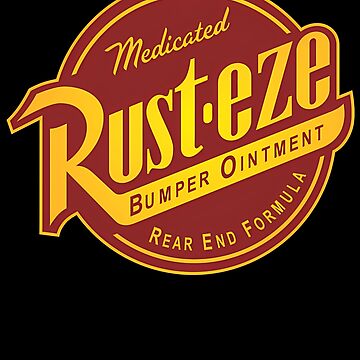 "Rust-eze Medicated Bumper Ointment" Sticker for Sale by BamBamFashion ...