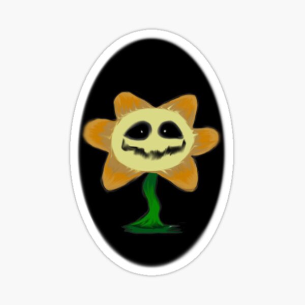 "Evil Flowey The Flower Undertale" Sticker for Sale by lawlicake ...