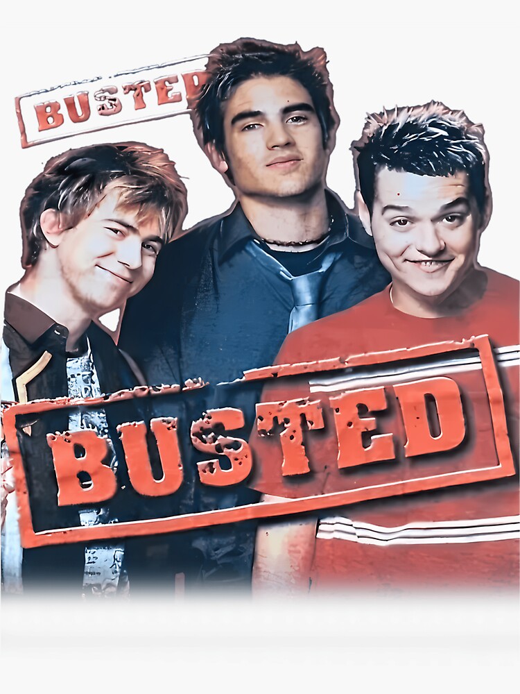 "busted band vintage" Sticker for Sale by CamachoRemyS | Redbubble