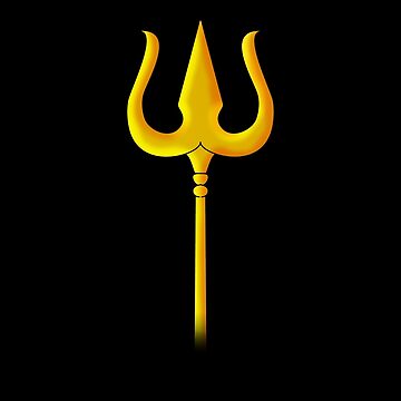 "The Golden Trishul" Poster for Sale by Thuya-azhagu | Redbubble
