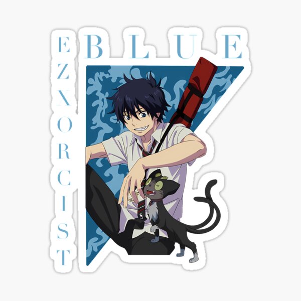 "Blue exorcist" Sticker for Sale by ArtChicCrust | Redbubble