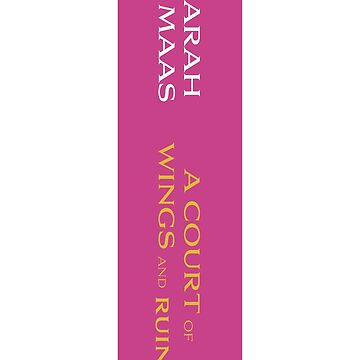 "ACOTAR A Court of Wings and Ruin by Sarah J. Maas Book Spine ...