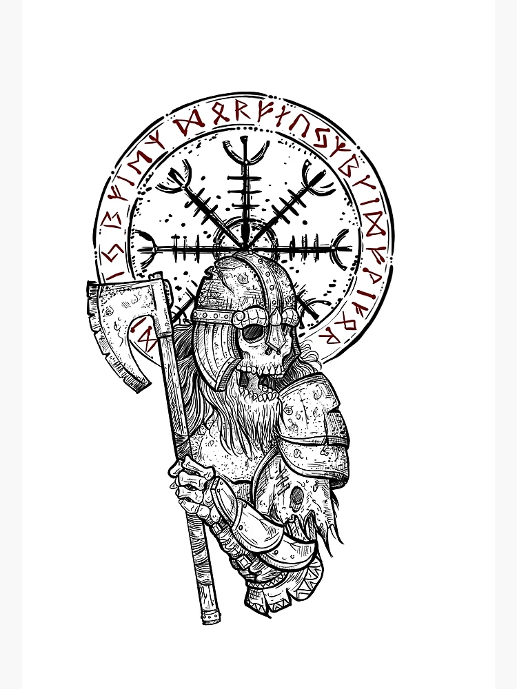 Undead Viking Warrior Tattoos