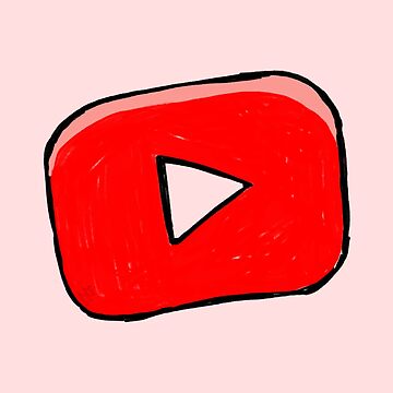 "YouTube Kids Pencil Icon drawing logo" Sticker for Sale by KennyLucky ...
