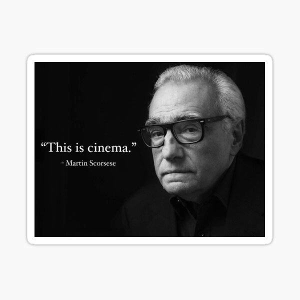 "Martin Scorsese Cinema " Sticker for Sale by ajrodz | Redbubble